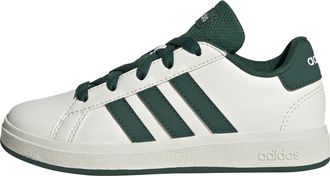 adidas Uni Kinder Grand Court Lifestyle Tennis Schnürschuhe Tennisschuhe, Off White Collegiate Green Core Black, 6.5 UK Child