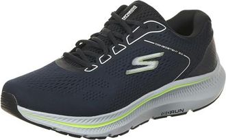 Skechers Homme Go Run Consistent 2.0 Mile Marker Basket, Navy Textile/Synthetic, 43.5 EU