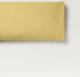 Mango Taie doreiller enfant coton lav&eacute; double surpiq&ucirc;re 45x110 cm moutarde - Home - 45x110cm - MANGO HOME