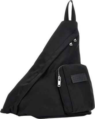 Maison Margiela Homme, Sacs, Noir, Taille: ONE Size Triangle Sling Bag