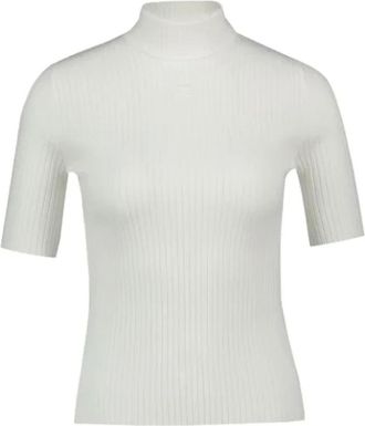 Courr&egrave;ges Femme, Pulls, Blanc, Taille: 36 FR Coton tops