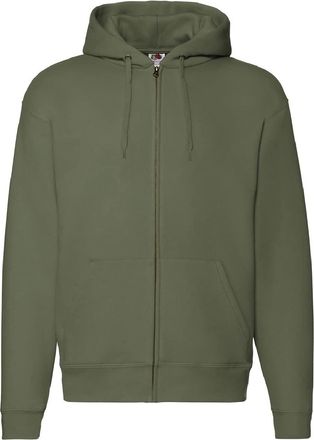 Fruit Of The Loom Herren Premium mit Rei&szlig;verschluss Hooded Sweat Gr. XXL, Olivgr&uuml;n