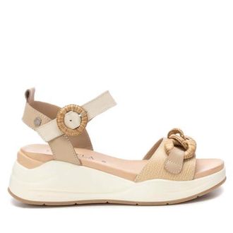 Carmela Femme 162331 Sandales compens&eacute;es, Beige, 38 EU