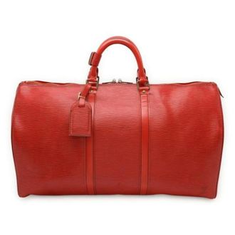 Louis Vuitton unisex, Pre-owned, Rouge, Taille: ONE Size Sac Week-end Pre-owned