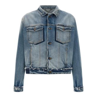 Maison Margiela Denim-Jacke im Used-Look - - Jackets - Herren - Blau - XL