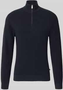 Matinique Slim Fit Troyer aus Baumwoll-Mix
