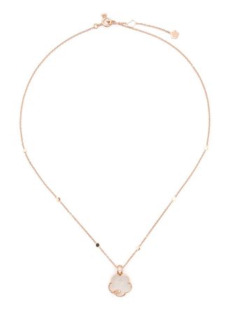 Pasquale Bruni collier Petit Joli Lunaire en or rose 18ct serti de diamants et de perles