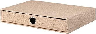 R&ouml;ssler Selection SOHO 1er Schubladenbox aus Papier | B&uuml;ro Organizer Schreibtisch | B&uuml;ro Zubeh&ouml;r & B&uuml;robedarf | Schreibtisch Organizer Box | 34 x 25 x 7 cm | 1 St&uuml;ck | 