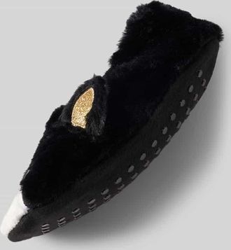 Capelli Kuschelsocken mit Zier-Applikationen und Noppen