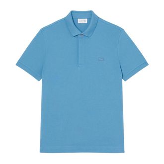 Lacoste Polo Regular Fit in Piquet Elasticizzato Paris - - Tops - Herren - Blau - M