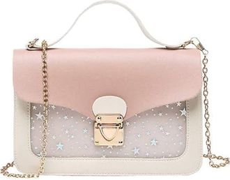 Generico Sac &agrave; bandouli&egrave;re pour filles, princesse sac pour fille, &agrave; la mode, sac &agrave; bandouli&egrave;re, id&eacute;e cadeau petite fille anniversaire No&euml;l, rose