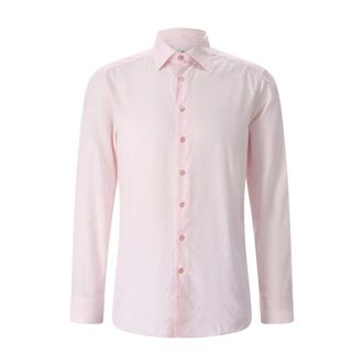 Etro Blumiges Baumwollhemd - - Shirts - Herren - Rosa - 5XL
