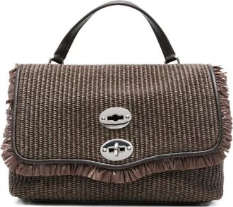 Zanellato Femme, Sacs, Brun, Taille: ONE Size Postina Vimini Small Handbag