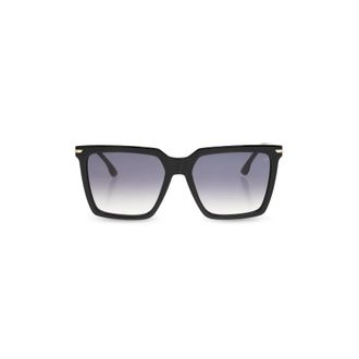 Victoria Beckham &Uuml;bergro&szlig;e rechteckige Sonnenbrille - - Accessories - Damen - Schwarzk - ONE SIZE