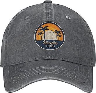 Generic Pare-Soleil Casquette Sarasota, Floride Classique Baseball Casquette Vintage Sunhat pour Course Ext&eacute;rieur Hip Hop