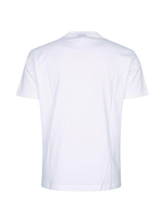 Emporio Armani Logo-Print Cotton T-Shirt - White