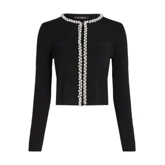 Karl Lagerfeld Damen, Strickwaren, Schwarzk, MGr&ouml;&szlig;e