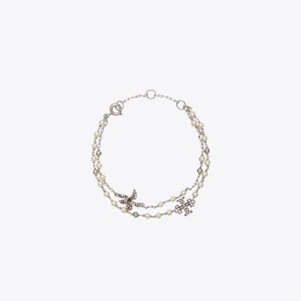 Tory Burch Damen Mehrreihiges Moondance Perlenarmband