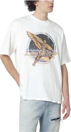Represent Represent, Homme, Tops, Blanc, Taille: M Golden Tour T-Shirt