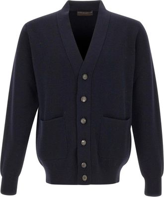 FILIPPO DE LAURENTIIS Gilet boutonn&eacute; - Homme - Pulls - Bleu - Taille: XL
