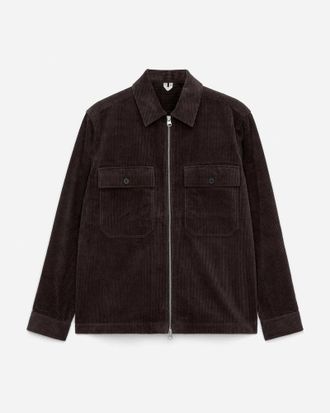 Arket Overshirt Aus Cord -Braun