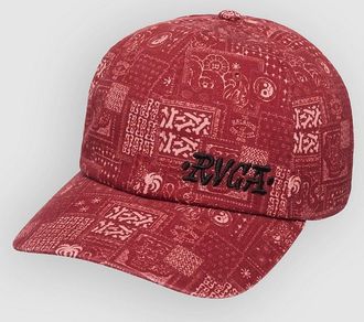 Rvca Dalas Patchwork Cap brick red