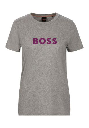 HUGO BOSS T-Shirt Elogo Premium Damenmode mit BOSS-Schriftzug