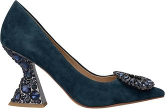 Alma En Pena Alma EN Pena, Femme, Chaussures, Bleu, Taille: 42 EU Bijou talon broche chaussure