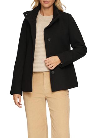 s.Oliver Twilljacke mit Strick-Stehkragen und Eingrifftaschen