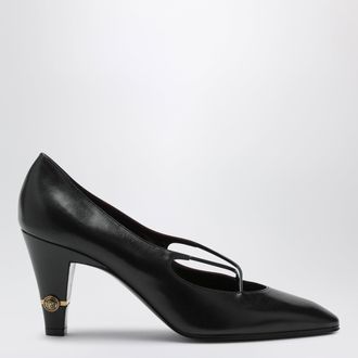 Versace Giulietta Pumps aus schwarzem Leder