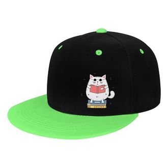 Generic Casquette De Baseball Rat De Biblioth&egrave;que Gros Chat Chapeau De Sport D&eacute;contract&eacute;e L&eacute;g&egrave;re Casquette Visi&egrave;re, pour Camping, Gar&ccedil;on, Hommes, 55-59cm