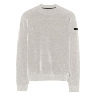 Roberto Ricci Design Samt-Rundhals-Strickpullover - - Knitwear - Herren - Wei&szlig; - 2XL