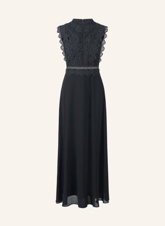 Apart Abendkleid Mit Lochspitze schwarz