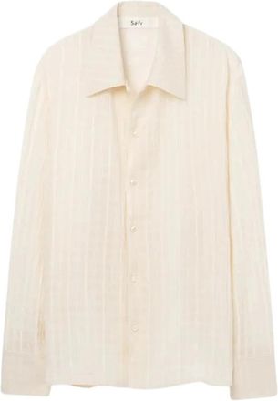 S&eacute;fr Homme, Chemises, Blanc, Taille: XL Ignacio Shirt