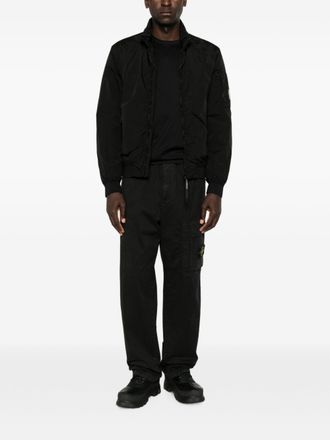 C.P. Company Nylon Bomber Jacket - Black