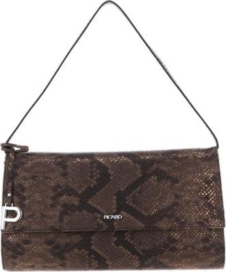 Picard sac &agrave; &eacute;paule pochette Auguri Crossbody Bag Bronze