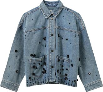 Sofie Schnoor Femme, Vestes, Bleu, Taille: 38 FR Denim Vestes