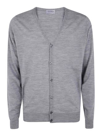 John Smedley Pull Col Roul&eacute; - Gris