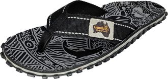 Gumbies Originals - Flip Flops aus recycelten Materialien - profilierte Sohle aus wiederverwerteten Autoreifen, Fu&szlig;bett aus Canvas-Baumwolle, Baumwoll-Zehenst