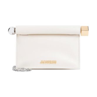 Jacquemus Femme, Sacs, Beige, Taille: ONE Size La petite pochette Rond Carr&eacute;
