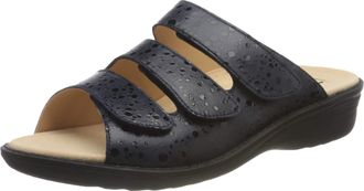 Ganter Damen Hera-H Pantoletten, Blau (Navy 31000), 37 EU Weit