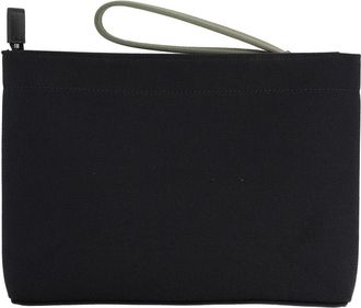 Givenchy Mens Logo Clutch Bag Black Cotton
