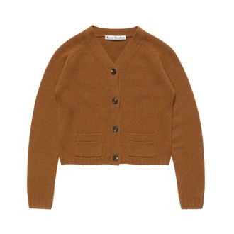 Acne Studios Cardigan en cachemire - Femme - Pulls - Brun - Taille: 40 FR