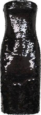 Alex Perry Femme, Robes, Noir, Taille: 42 FR Strapless Curved Corset Dress