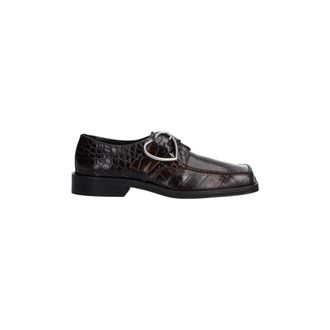 Martine Rose Loafer mit eckiger Spitze und Schnalle - - Shoes - Damen - Braun - 38 EU
