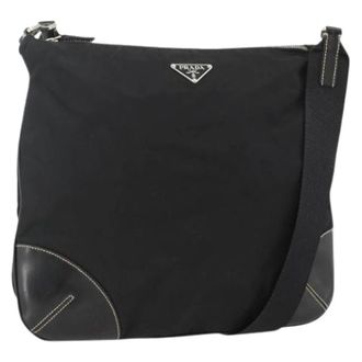 Prada Pre-owned Vintage Nylon Schultertasche - - Pre-owned - Damen - Schwarzk - ONE SIZE