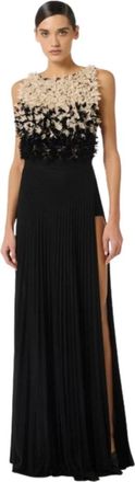 Elisabetta Franchi Femme, Robes, Noir, Taille: 44 FR Robe de soir&eacute;e