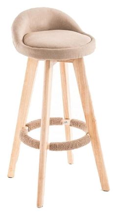 Generic Moderne Barhocker, Hochst&uuml;hle, Massivholz-Hochhocker, Barst&uuml;hle mit nordischer R&uuml;ckenlehne / 37 x 37 x 73 cm