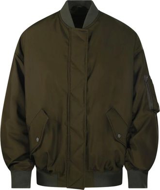 Herno Veste Bombeur en Gabardine de Nylon - Femme - Vestes - Vert - Taille: 36 FR