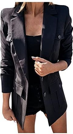 Generic LAOLUO Manteau Ecossais Femme Blazer Fleuri Femme Manteau Ceintur&eacute; Femme Veste Fleurie Femme Veste Baseball Femme Manteau Femme Carreaux Parka Femme N